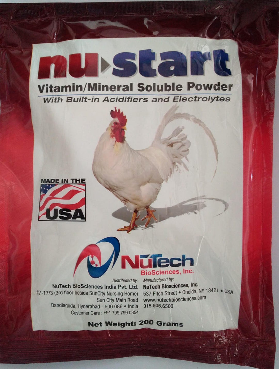 Nu-Start Poultry Supplement | Growth & Immunity Tonic for Broilers and ...