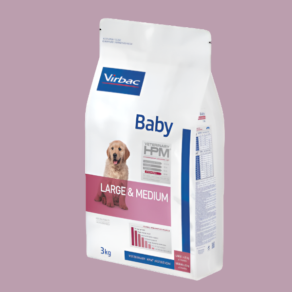 Virbac - VETERINARY HPM BABY DOG FOOD FOR PUPPIES OF LARGE & MEDIUM BR ...