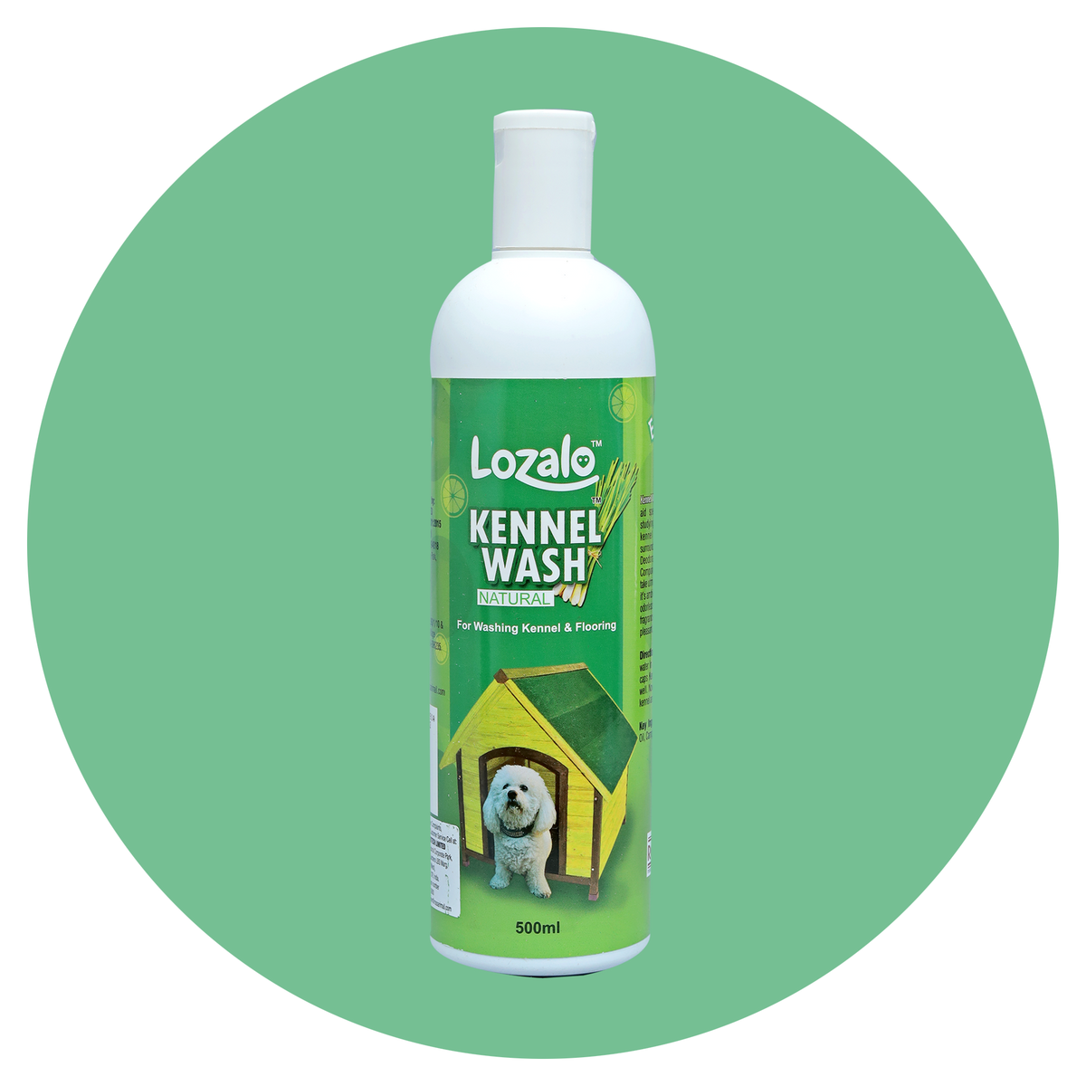 Lozalo kennel wash Natural - 500ml - Dog kennel hygiene – Sukadev ...