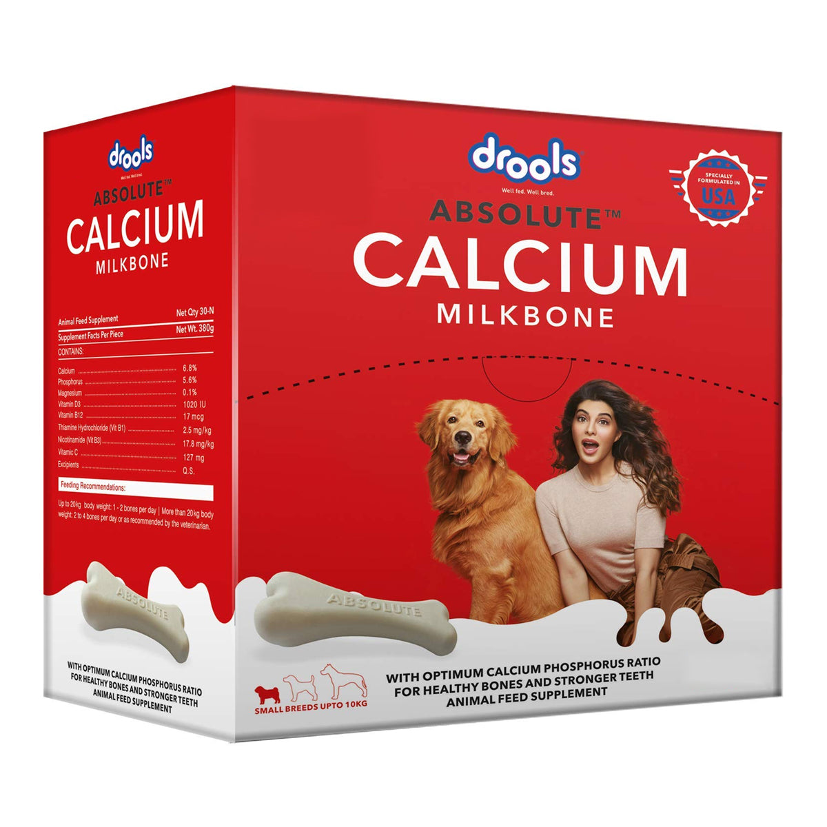 Drools Absolute Calcium Milk Bone - Large 5 Pcs – Sukadev Animal Care